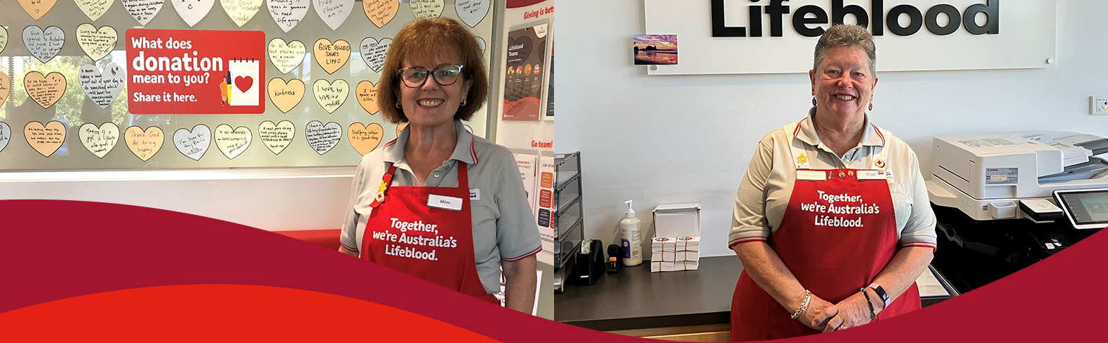 Volunteers smooth the way for donors: meet Caz and Mim | Australian Red ...