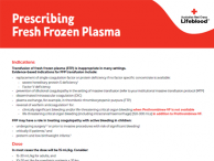 Use of fresh frozen plasma (FFP) | Lifeblood